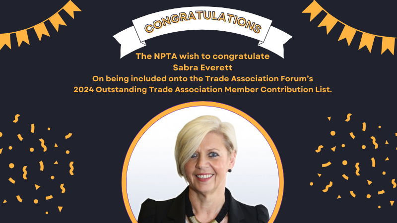 Congratulations to Sabra Everett - NPTA