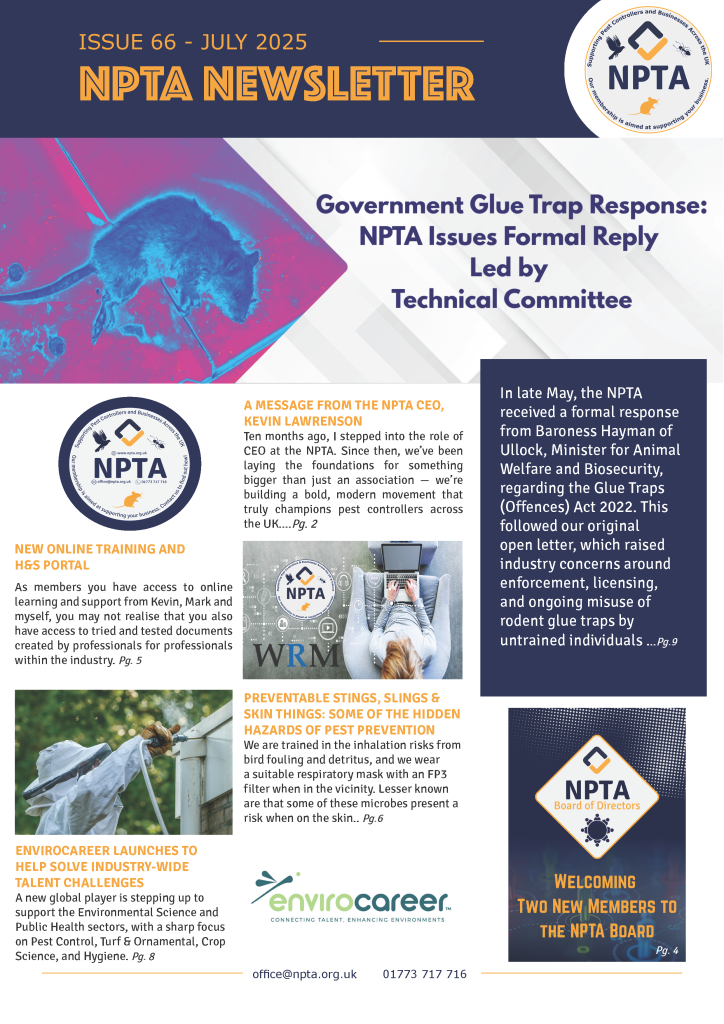 NPTA Newsletter: Issue 66 (July 2025) - NPTA
